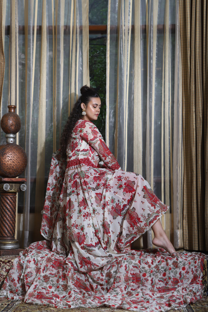 Red Turkish Kali Jacket- Folklore Collections Online